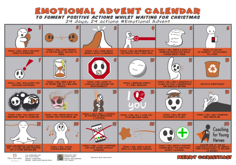 Calendario de Adviento Emocional 2019/ Emotional Advent Calendar 2019 ...